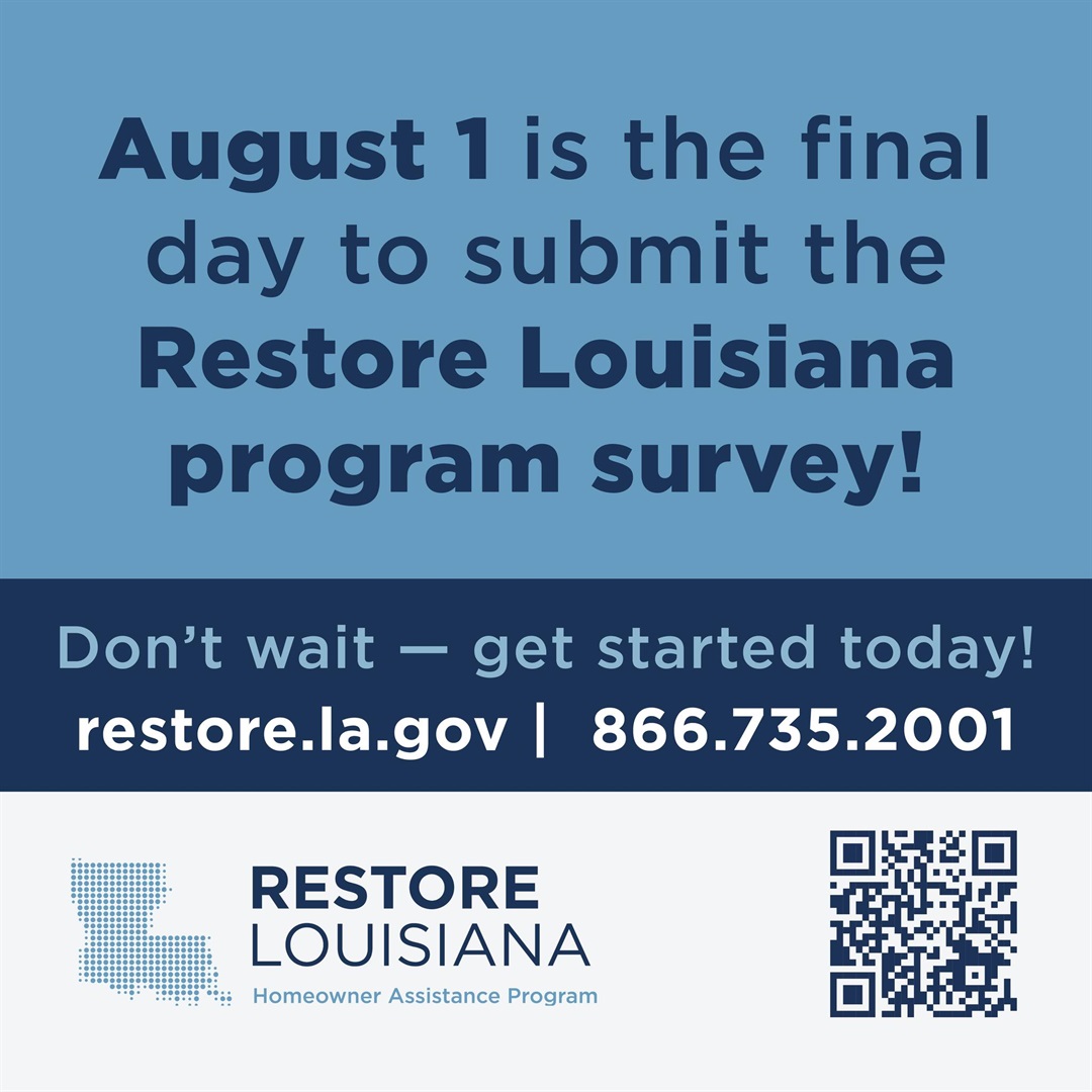 RESTORE Louisiana Program St. John the Baptist Parish